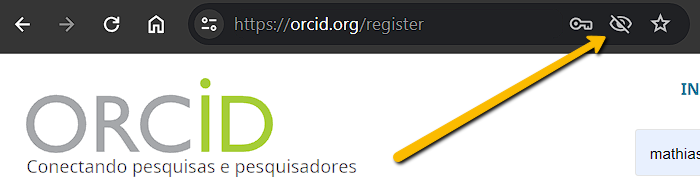Tutorial de Registro no ORCID